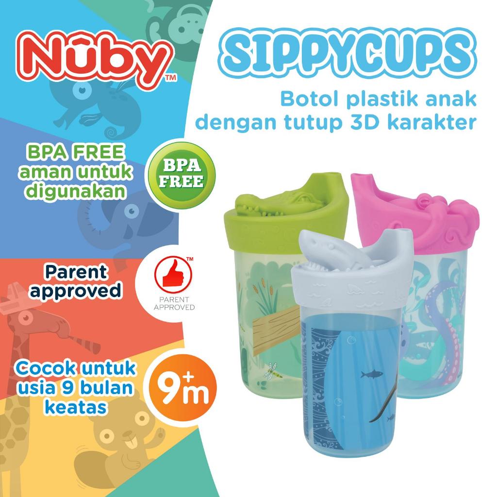 Jual Nuby 3D Character Spout 355ml Tempat Minum | Shopee Indonesia