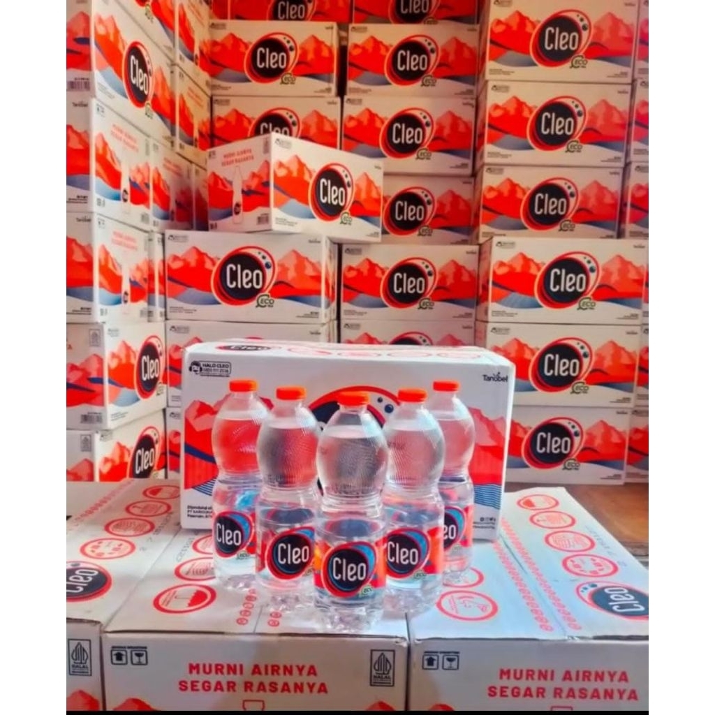 Jual AIR MINUM CLEO 500ML 1 DUS ISI 24 BOTOL | Shopee Indonesia