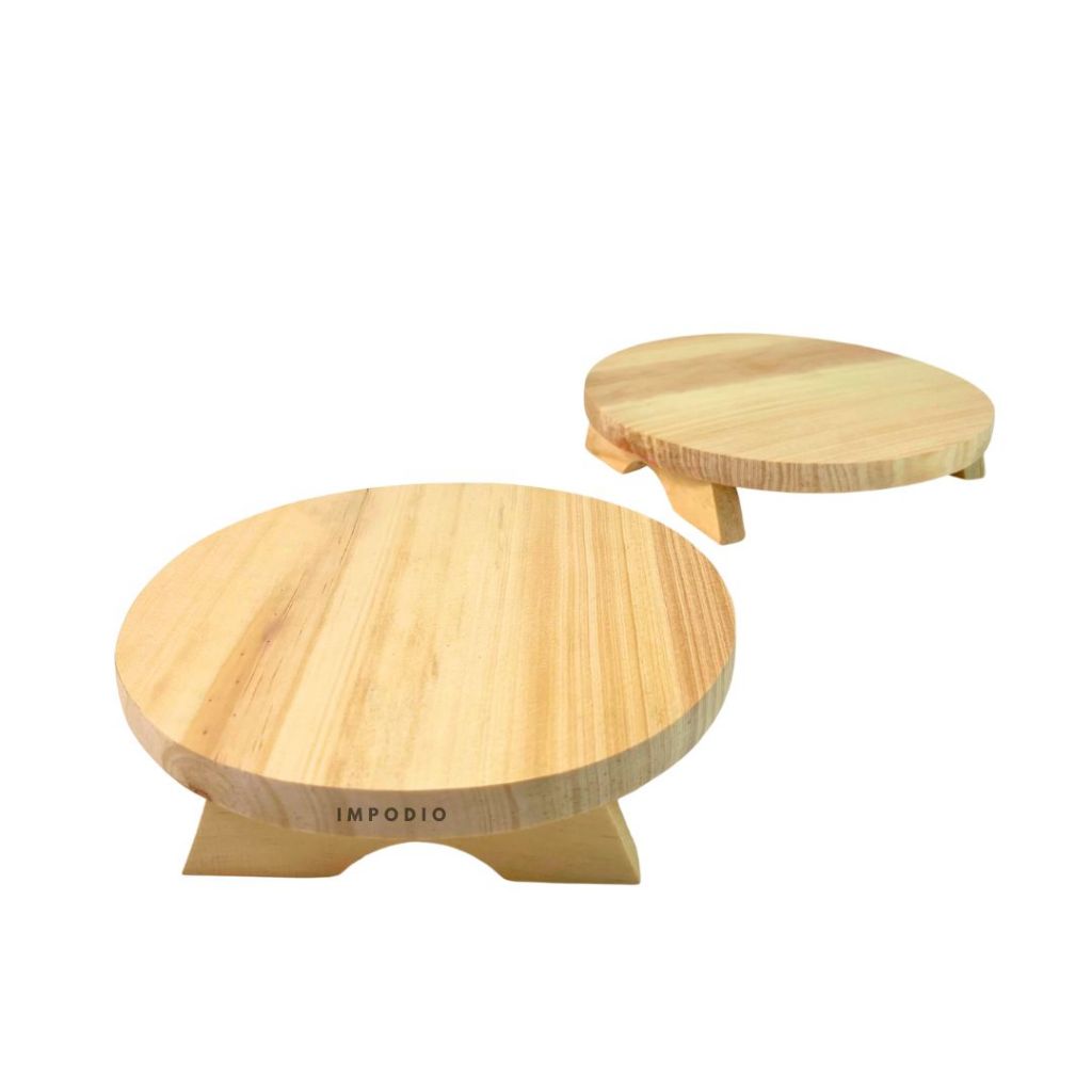 Jual IMPODIO Talenan Kayu Pinus BULAT ukuran diameter 15cm - Wooden ...