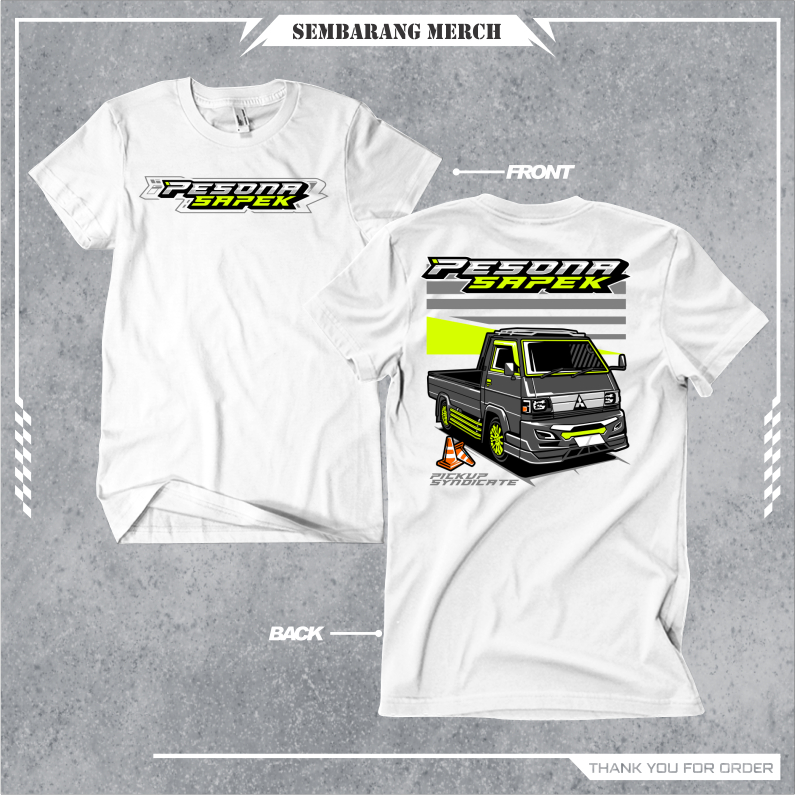 Jual Kaos PESONA SAPEK L300 DRIVER MUDA bahan cotton pe soft 24s Baju ...