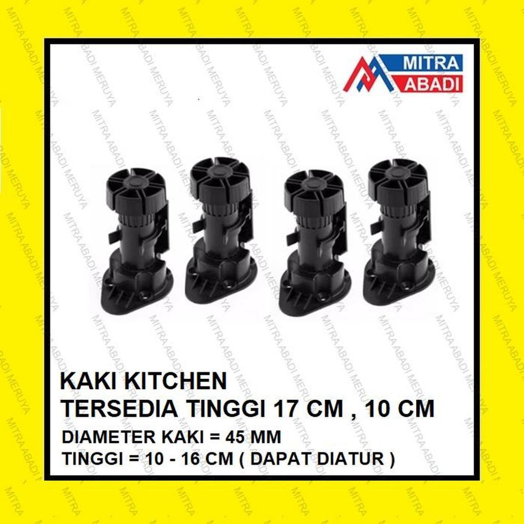 Jual Kaki Kitchen 17 CM Leg Adjuster Kaki Lemari Kitchen Set Dapur ...