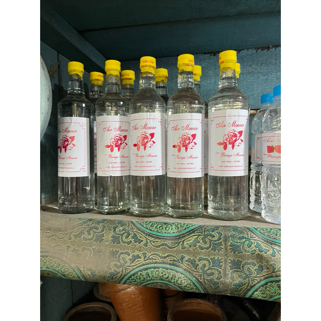 Jual air mawar botol kaca untuk menyiram peti dan pusara jenazah ...