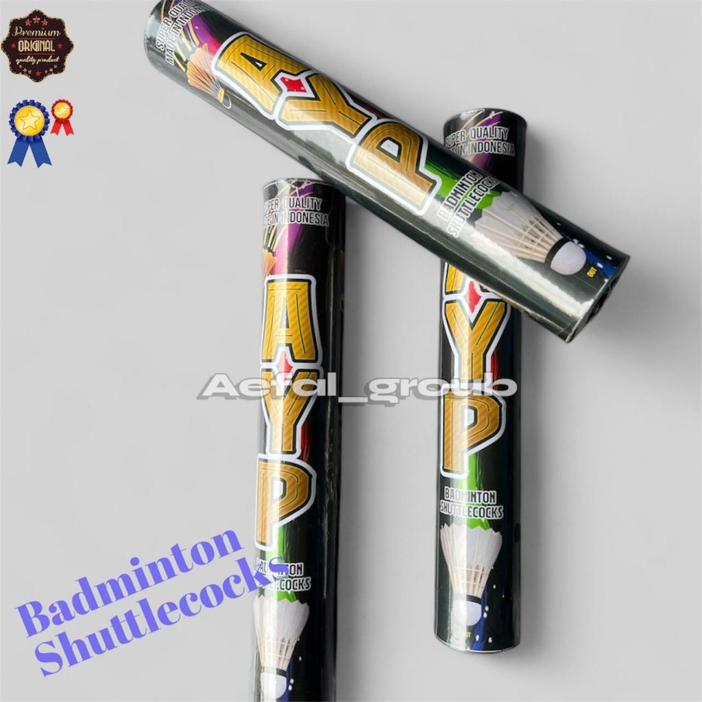 Jual [1 slop] Shuttlecock Bulu Tangkis AYP Murah 12pcs | Shopee Indonesia