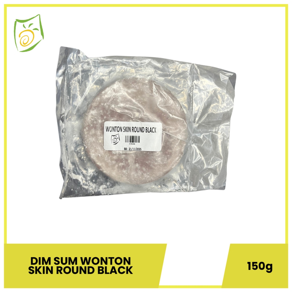 Jual DIM SUM WONTON Skin Round Black 150g | Shopee Indonesia