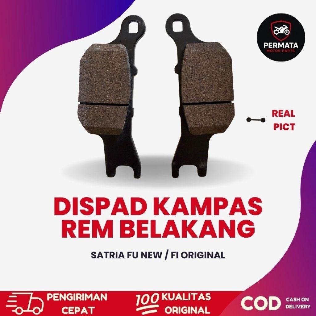 Jual Dispad Kampas Rem Belakang Satria FU New / Fi | Shopee Indonesia