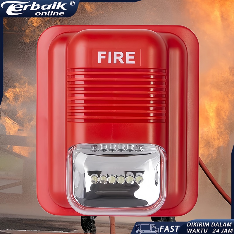Jual Tanda Kebakaran Alarm darurat Horn Strobe / Fire Alarm Siren ...