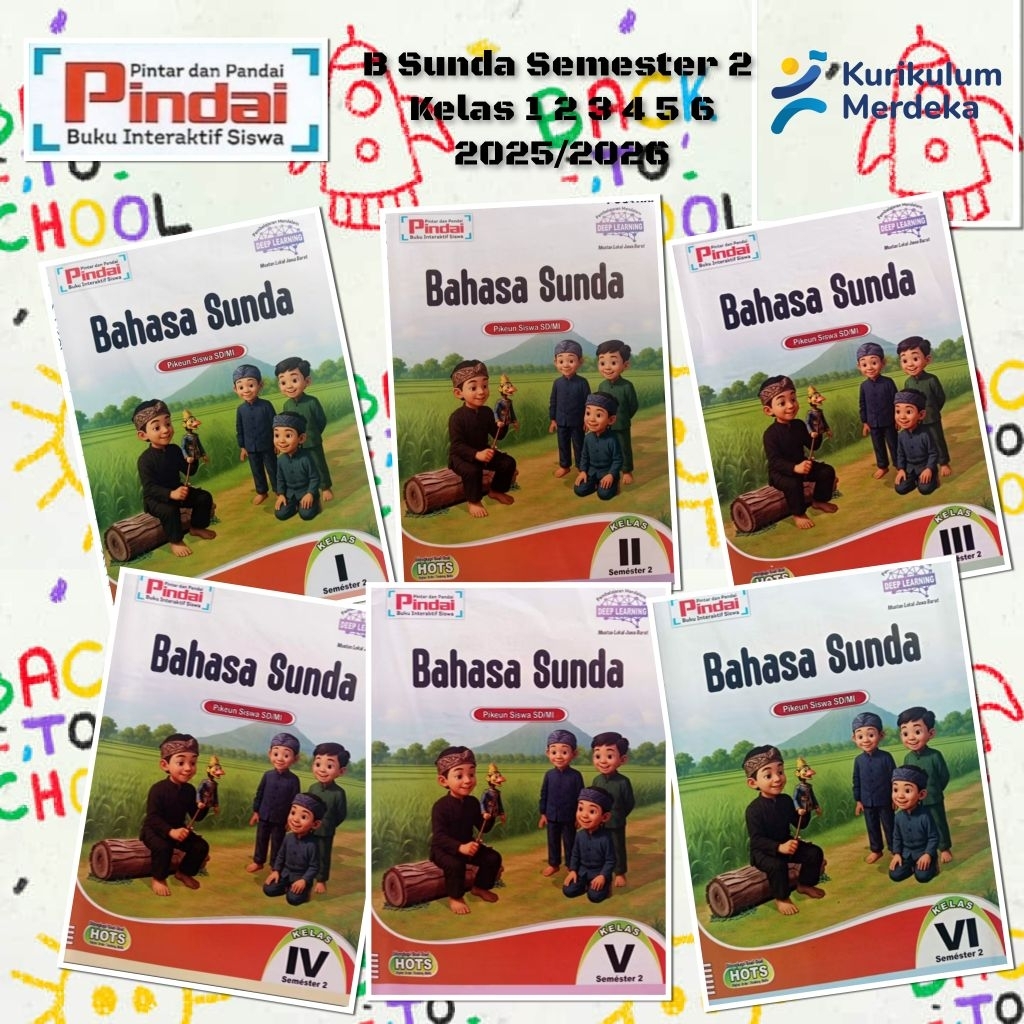 Jual lks PINDAI bahasa sunda kelas 1 Semester 2 kurikulum merdeka tahun ...