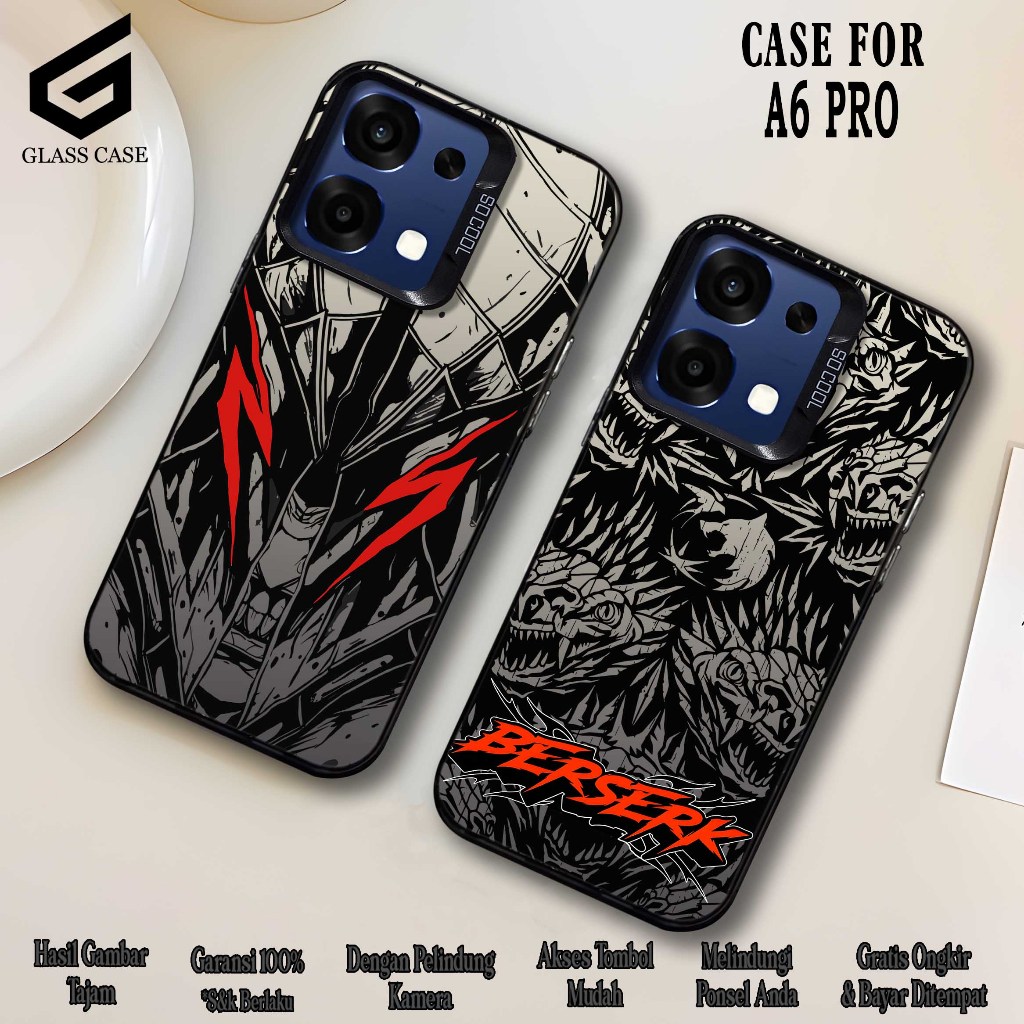 Jual CASE OPPO A6 PRO A6 2026 A6X SOFTCASE HYBRID IMD PLATE HOLOGRAM ...