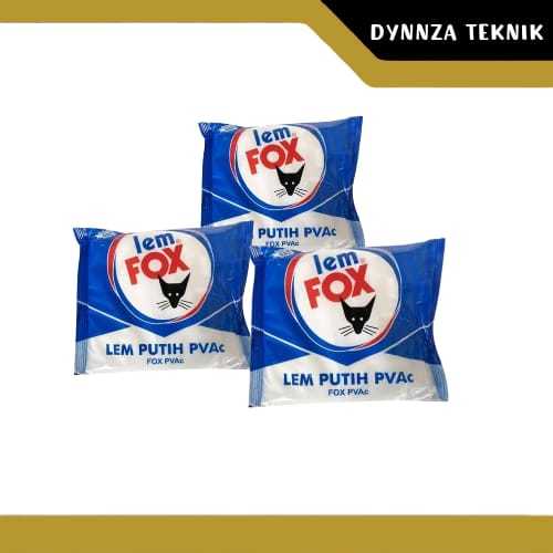 Jual Lem Fox plastik/Lem Fox putih PVAc 350gr | Shopee Indonesia
