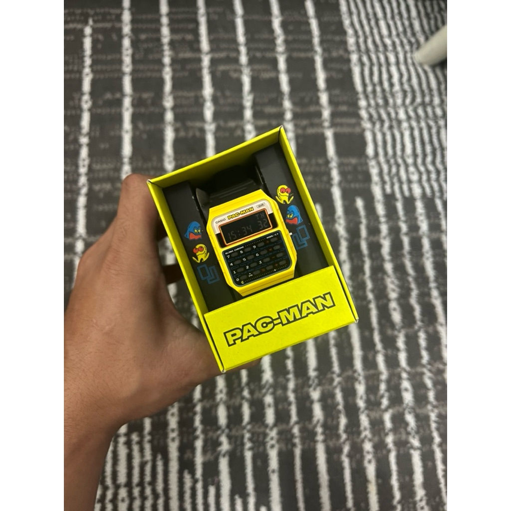 Jual Jam Tangan Casio CA-53WPC-1BDR Pac-Man | Shopee Indonesia