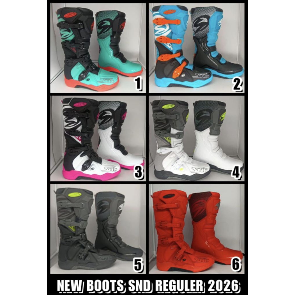 Jual Sepatu Cross SND Racing New Edition 2026 | Shopee Indonesia