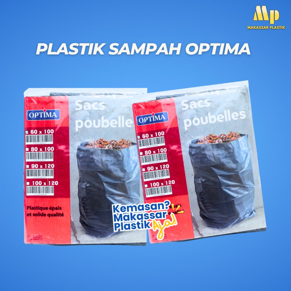 Jual Plastik Sampah Optima @10 Lbr | Shopee Indonesia