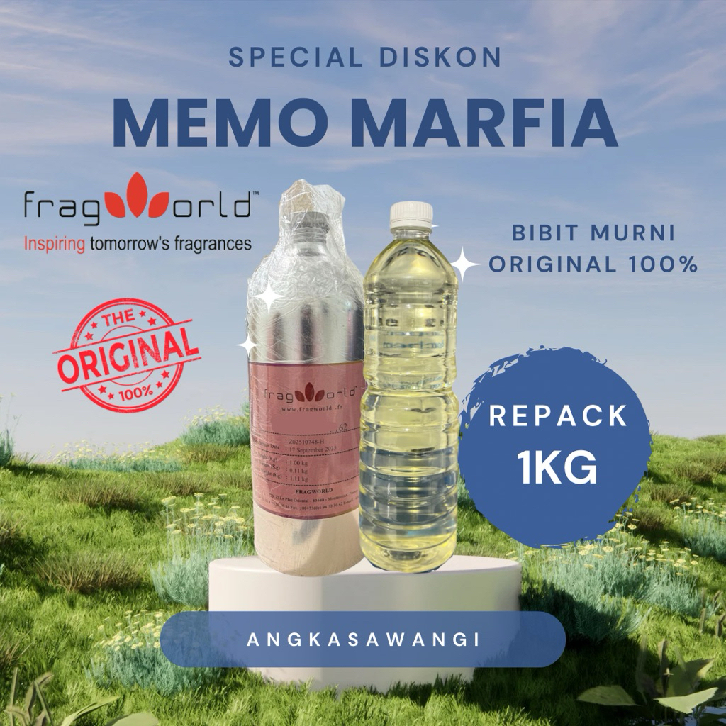 Jual MEMO MARFIA Kemasan Repack 1KG by Fragworld Bibit Murni Original ...