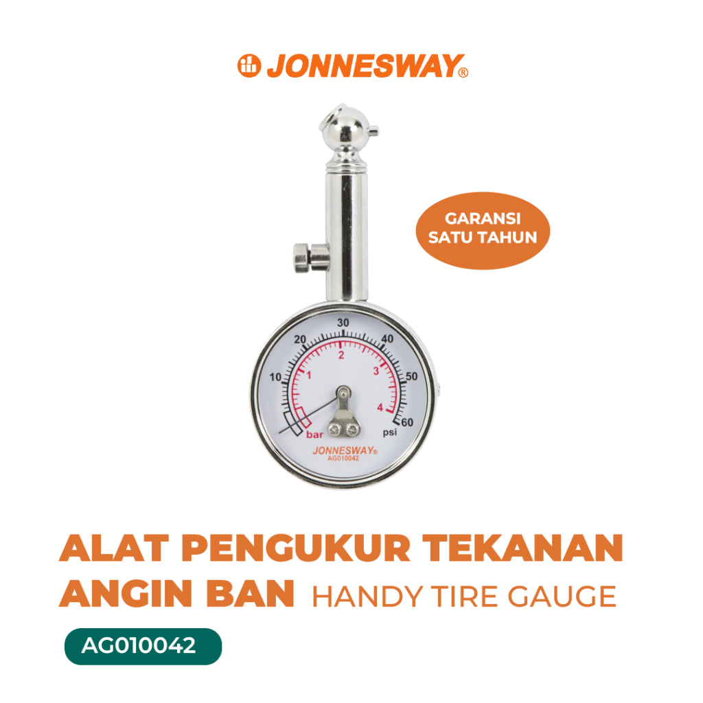 Jual JONNESWAY Alat Pengukur Tekanan Angin Ban Portabel Handy Tire ...