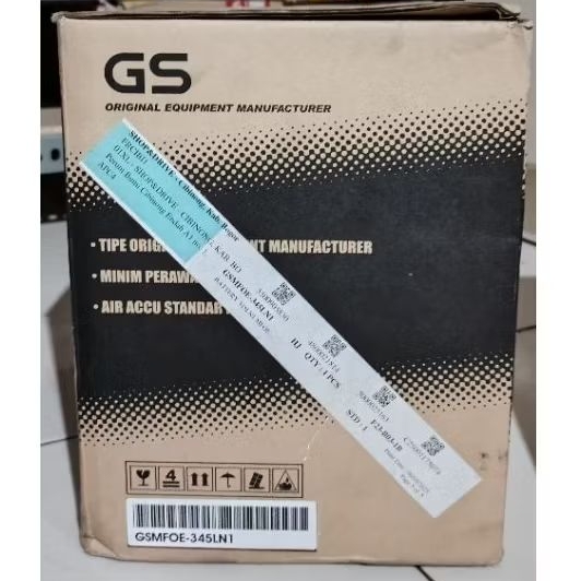 Jual ACCU GS - AKI Kering GS Astra Ori 345 LN 1, Stargazer Xpander BMW ...
