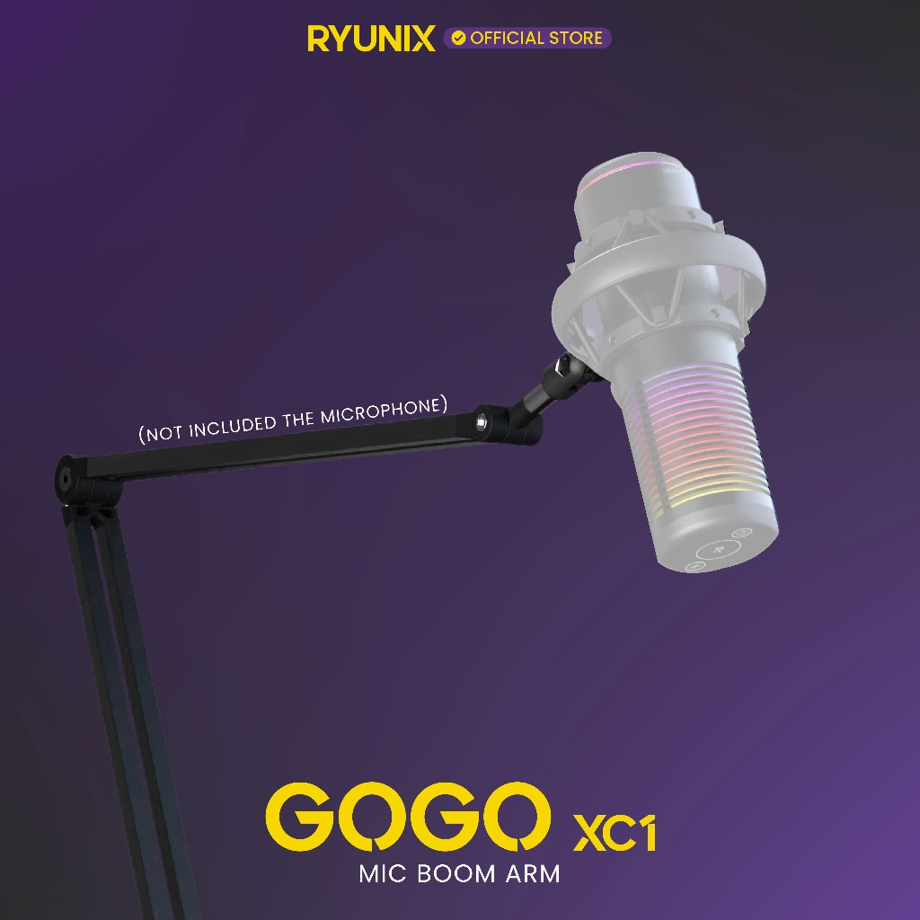 Jual Sades Ryunix Microphone Arm Gogo for Ryunix Uta CX1 | Shopee Indonesia