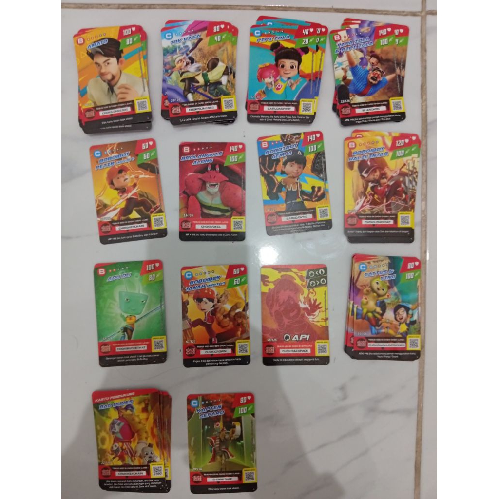 Jual KARTU RARE BOBOIBOY CHOKI CHOKI GOLD CARD BOBOIBOY MONSTA GALAXY ...