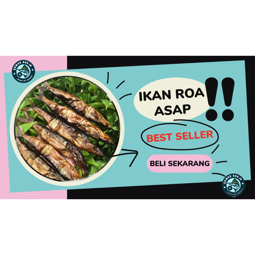 Jual IKAN ROA ASAP 1 PAKET ISI 5 EKOR [IKAN ROA ASAP] / Ikan Roa Asap ...