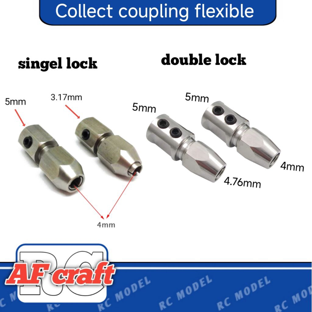 Jual collect coupling connector flexible shaft RC boat | Shopee Indonesia