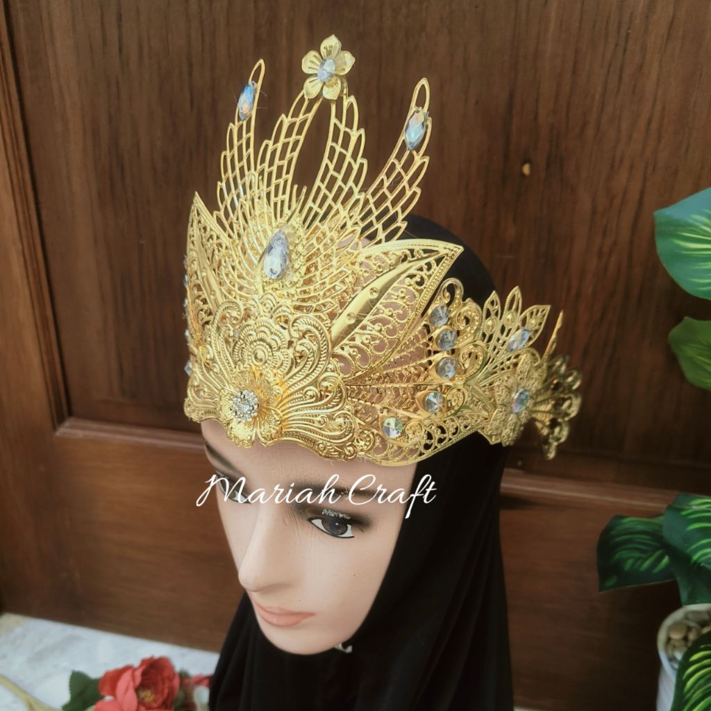 Jual ( style 6 ) mahkota siger tari adat tradisional Sunda | Shopee ...
