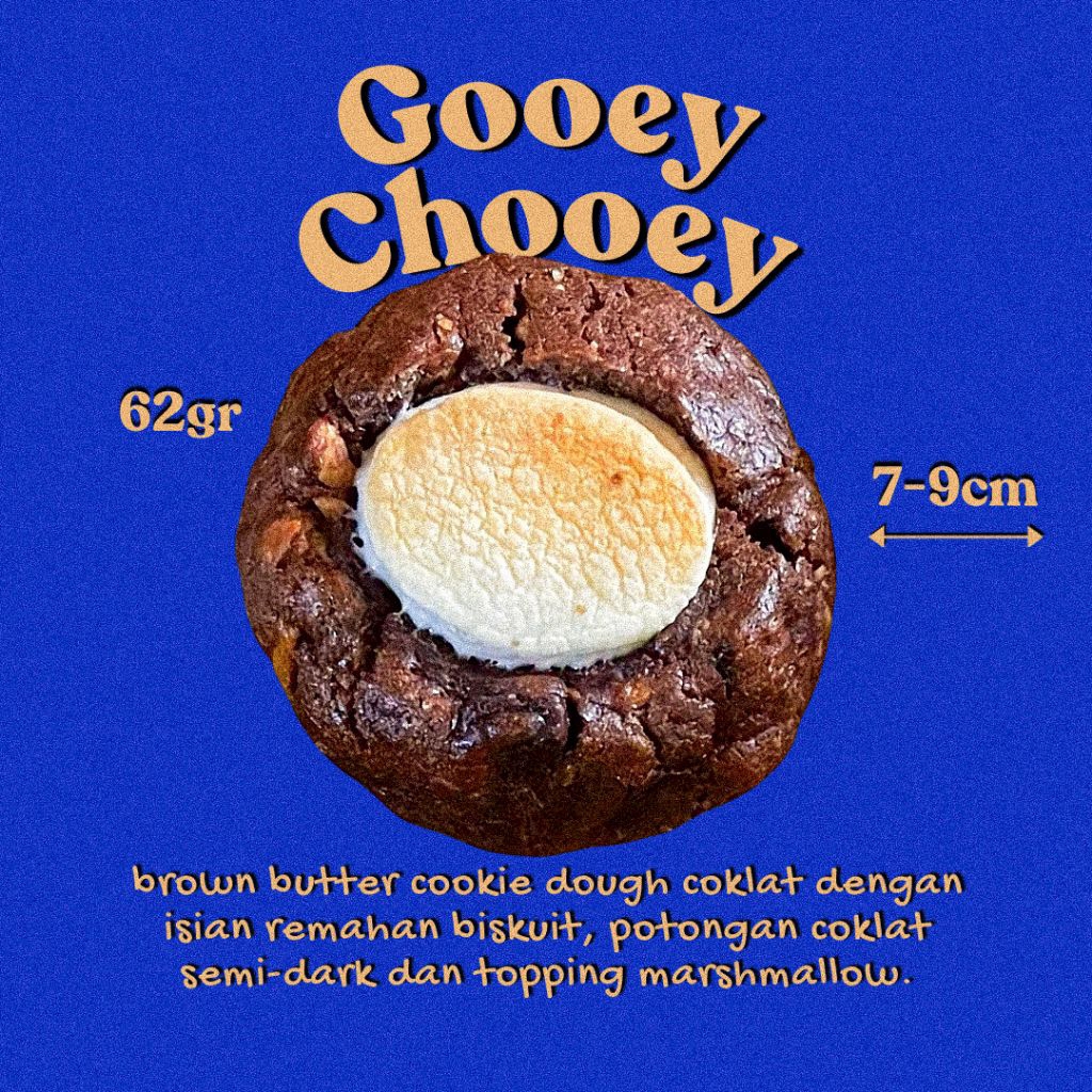 Jual Soft Baked Cookies Gooey Chooey by Chewme | Shopee Indonesia
