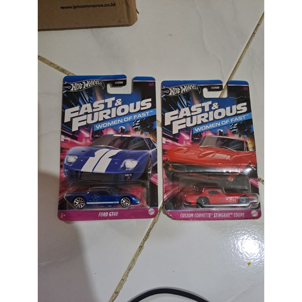 Jual Hot wheels Fast Fast n Furious WOF Ford GT & Corvette Stingray ...