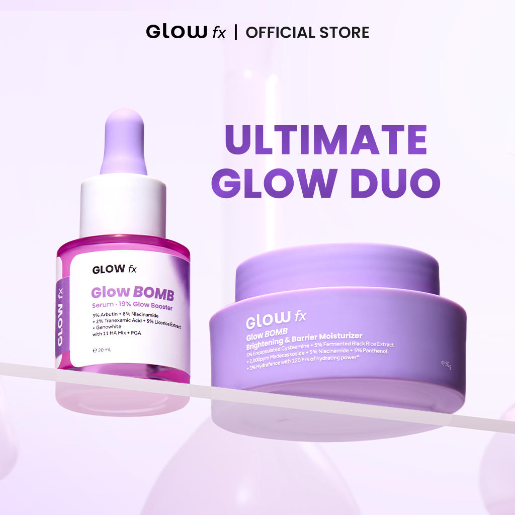 Jual GLOW FX - Ultimate Glow Duo - Glow Bomb Brightening Serum 20ml ...