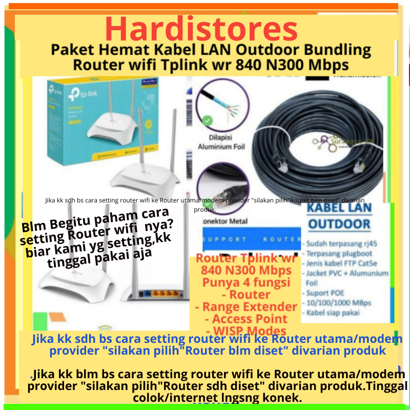 Jual Kabel WIFI Cat5e Kabel LAN FTP Outdoor 5m 10m 15m 20m 25m 30m 35m ...