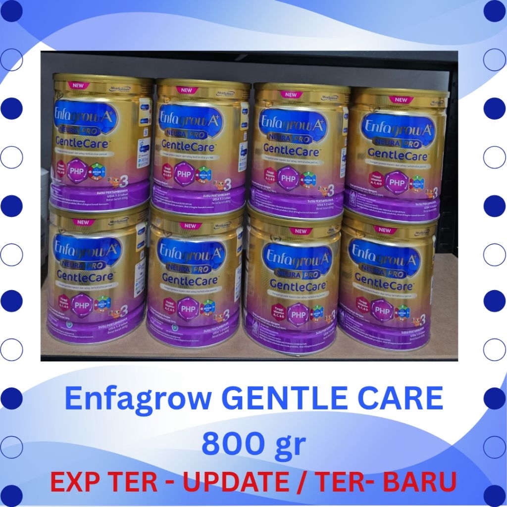 Jual ENFAGROW A+ Gentle Care 800 gr gram 1- 3 TAHUN exp 2027 NEW segel ...