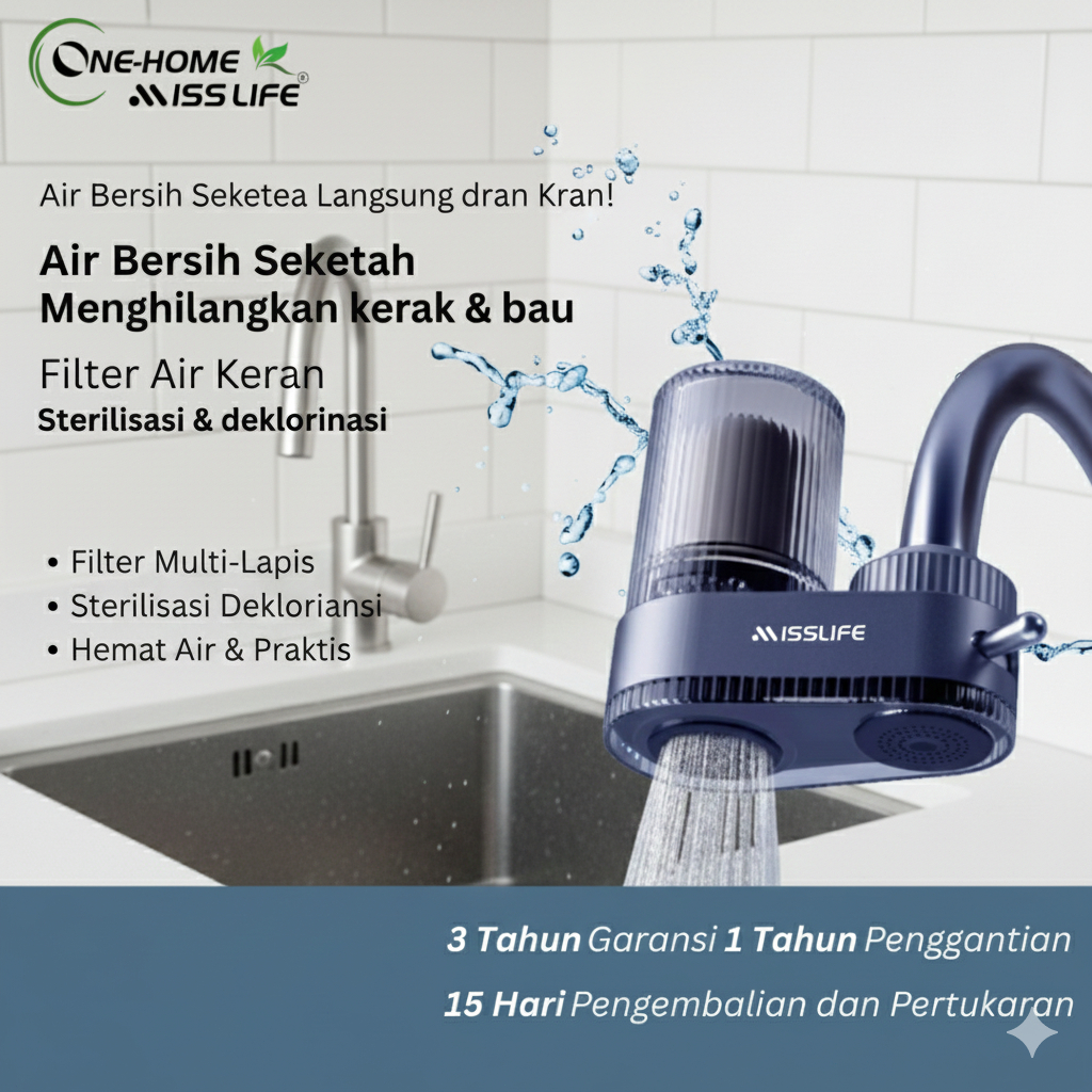 Jual Miss Life Penjernih Air Sumur Kuning Saringan Kran Dapur Kamar ...