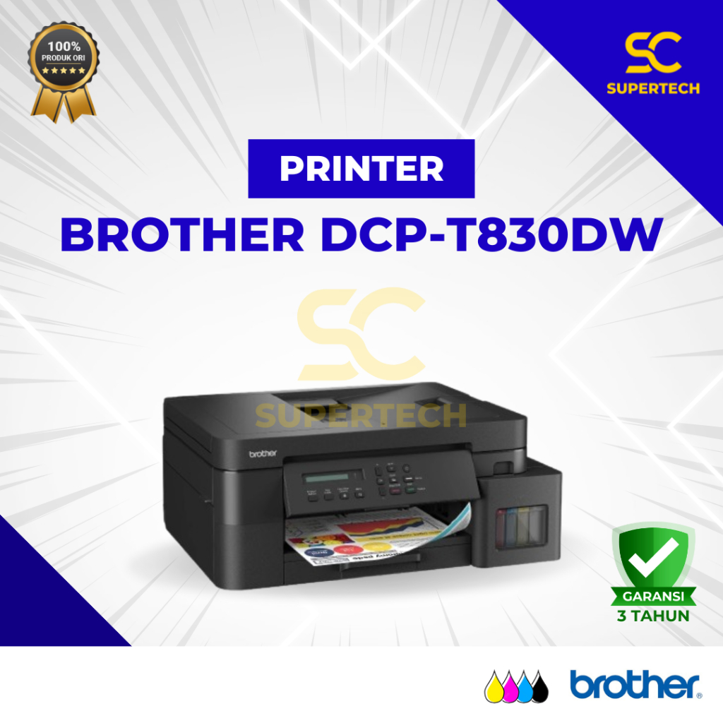 Jual Printer BROTHER DCP-T830DW Printer Ink Tank All-In-One A4 Colour ...