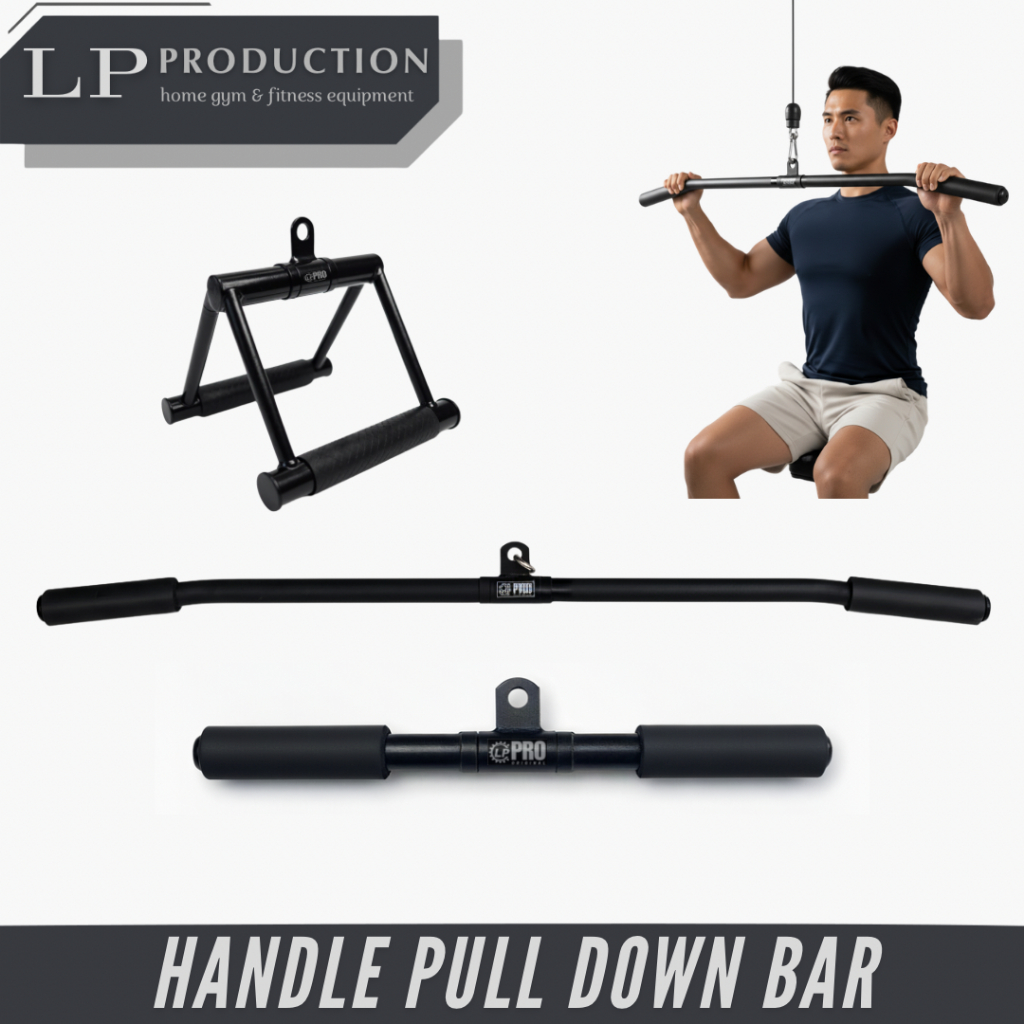 Jual LP Handle Pull Down Bar Katrol Gym | Cable Attachment Lat Pulldown ...