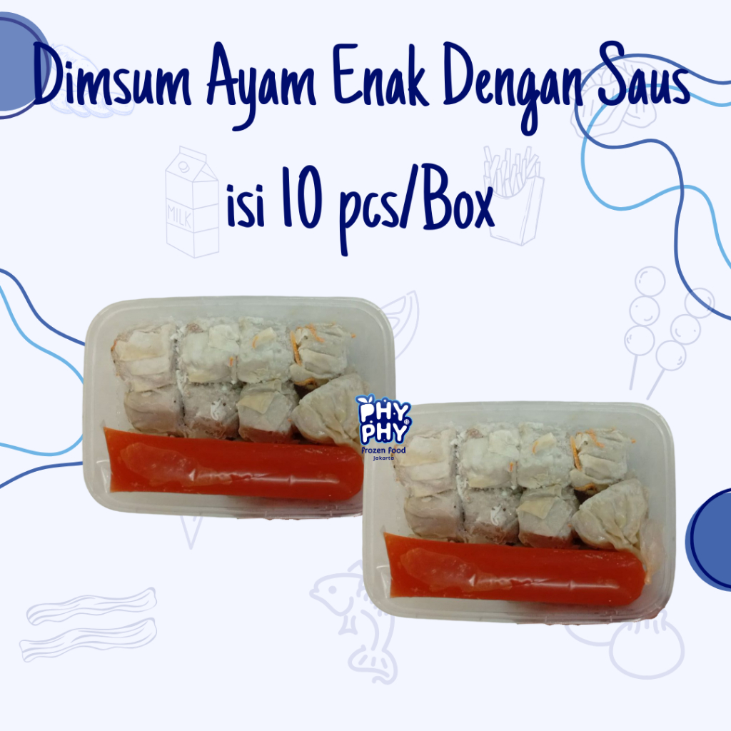 Jual Dimsum Ayam Enak Frozen Food isi 10 | Dimsum Daging Ayam | Dimsum ...