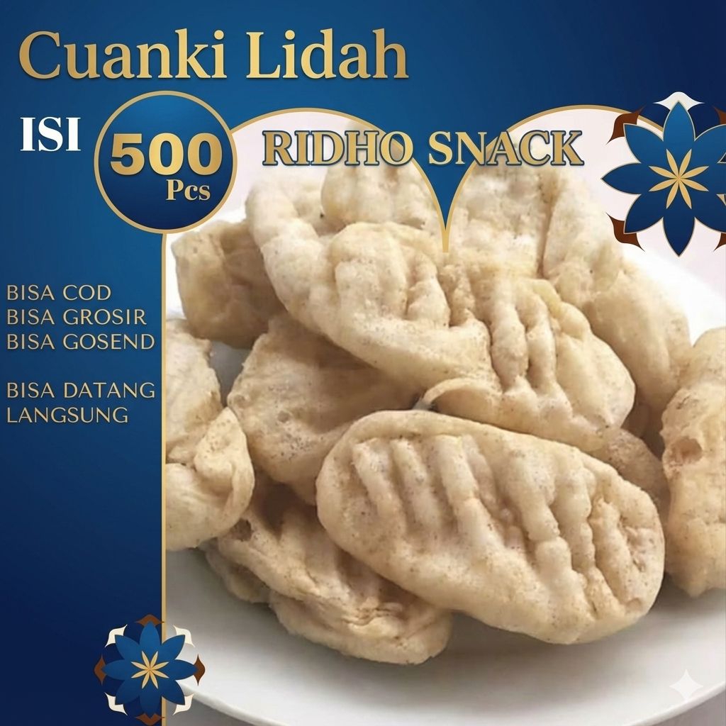 Jual 350 - 500 Pcs Cuanki Lidah kwalitas super Khas Garut – Topping ...