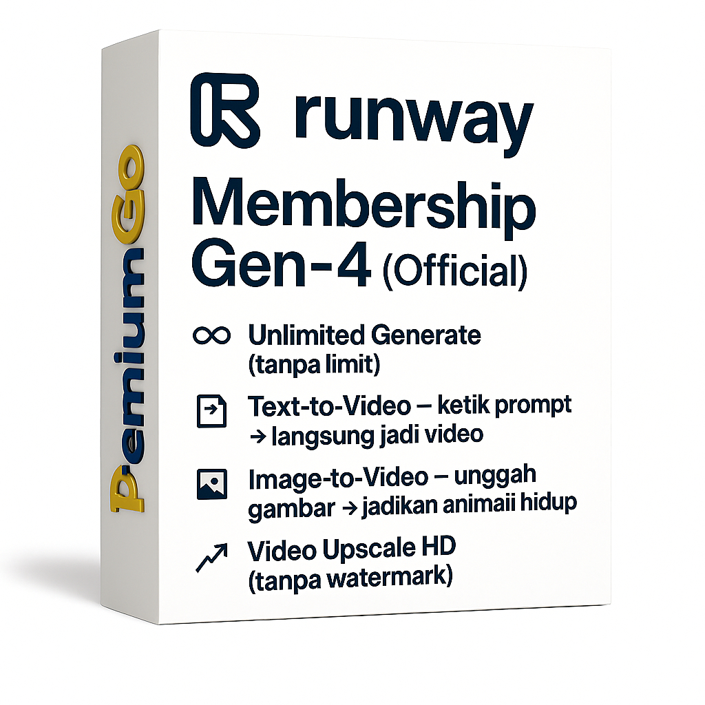 Jual Runway Gen-4 Unlimited – Generate Video HD Tanpa Batas 7 Hari ...