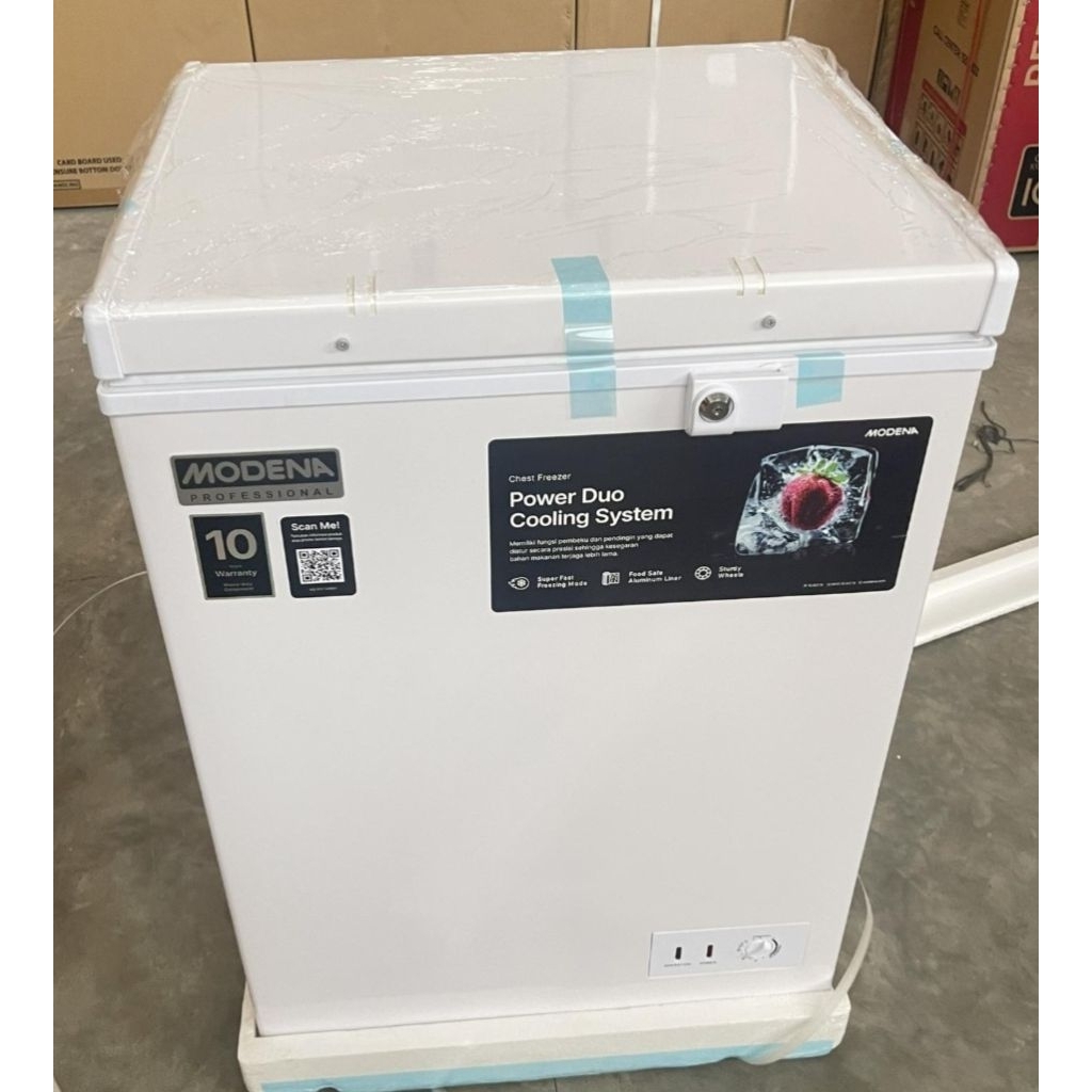 Jual CHEST FREEZER MODENA 1 LITER MD 0111 MAWH | Shopee Indonesia
