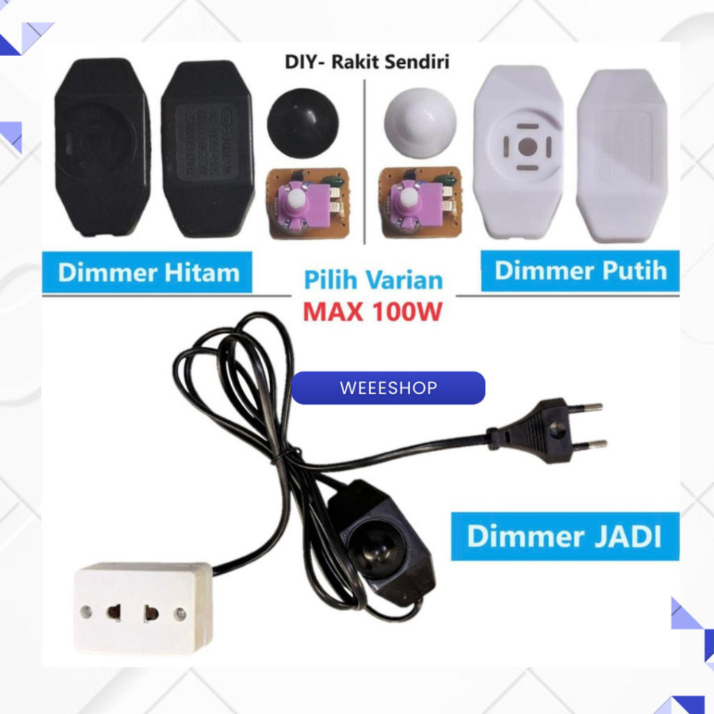 Jual AC Dimmer / Saklar Dimer 220V – Pengatur Lampu, Kipas, Motor ...