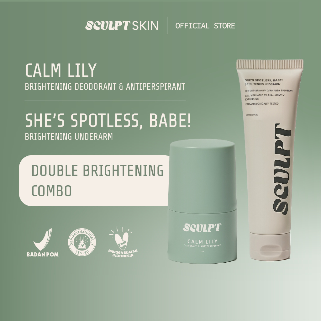 Jual SCULPT SKIN - Bundle She's Spotless Brightening Underarm Cream ...