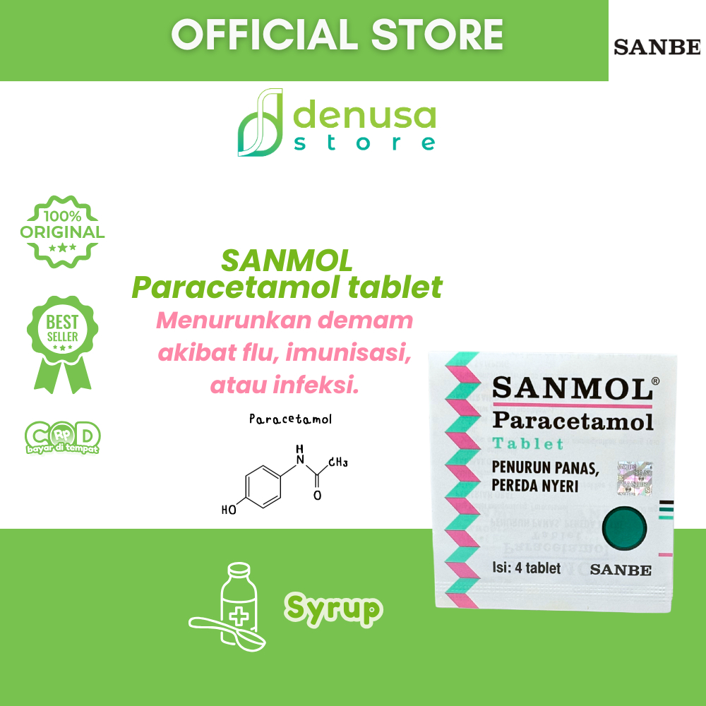 Jual Sanmol Tablet Obat Terlengkap & Harga Terbaru Juni 2026 | Shopee ...