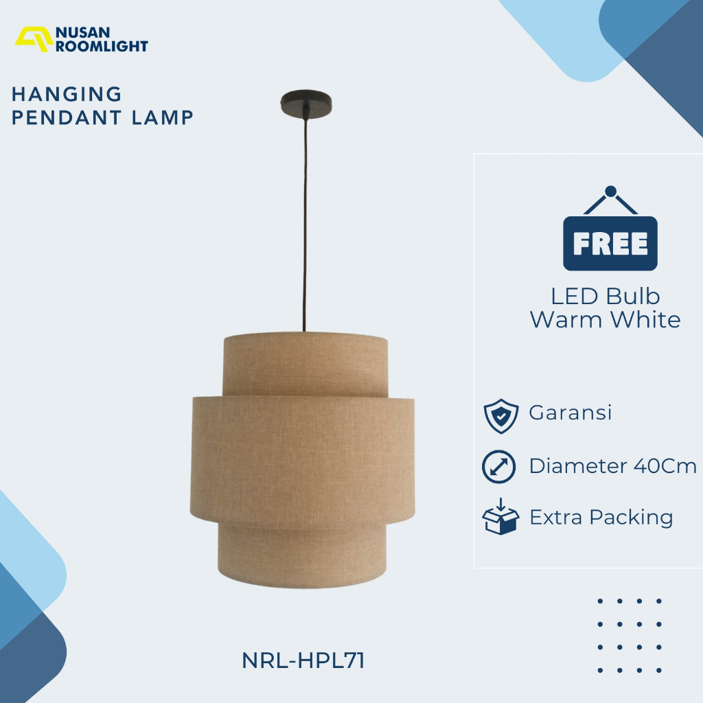 Jual Lampu Gantung Minimalis Modern 3 Susun Estetik Hanging Pendant ...