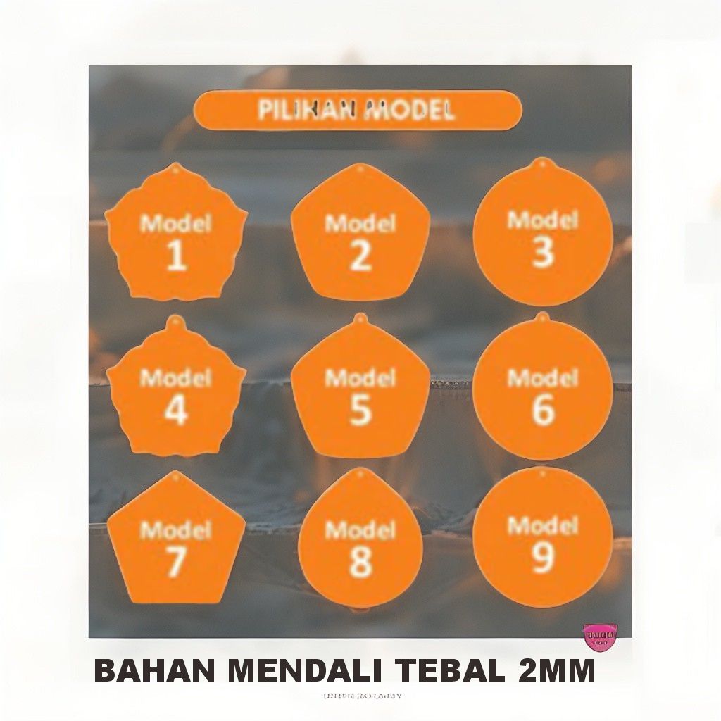 Jual BAHAN MENDALI WISUDA AKRILIK TRANSPARAN TEBAL 2MM | Shopee Indonesia