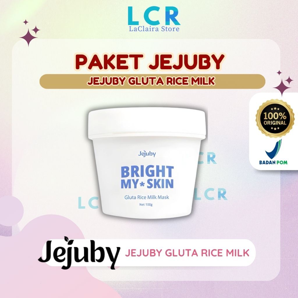 Jual (LANGSUNG KIRIM) Jejuby Gluta Rice Milk Mask 2in1 Body Bleaching ...