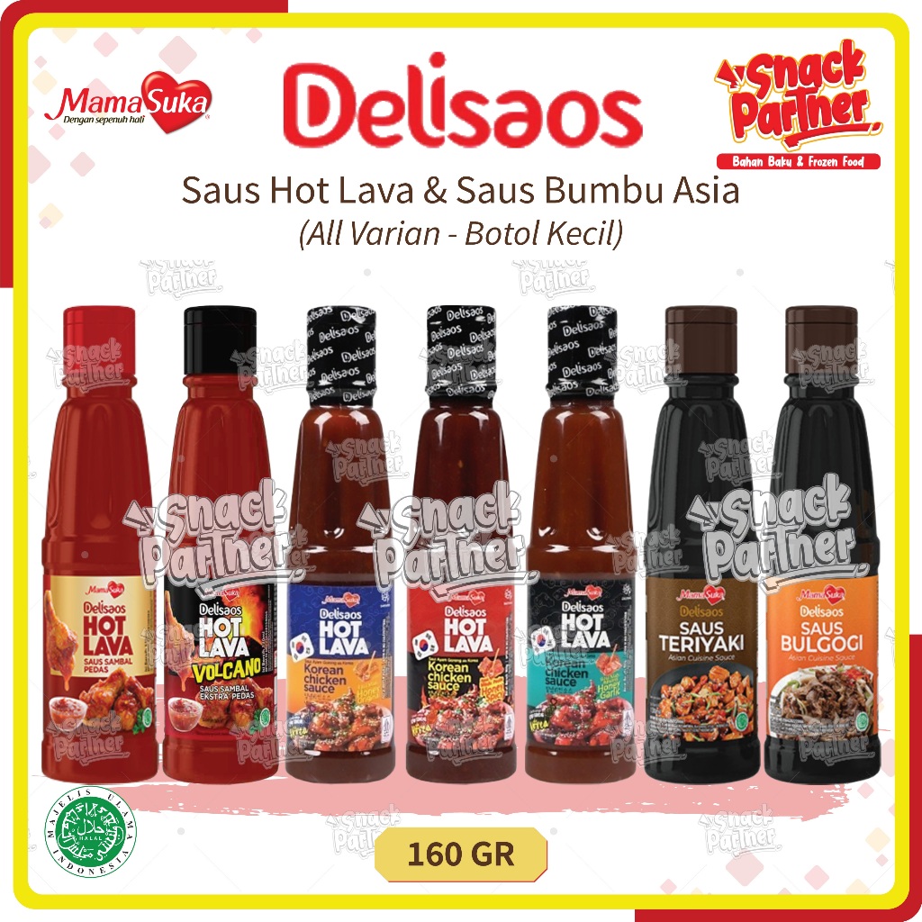 Jual MAMASUKA DELISAOS 160 GR - Hot Lava Volcano Korean Chicken Sauce ...