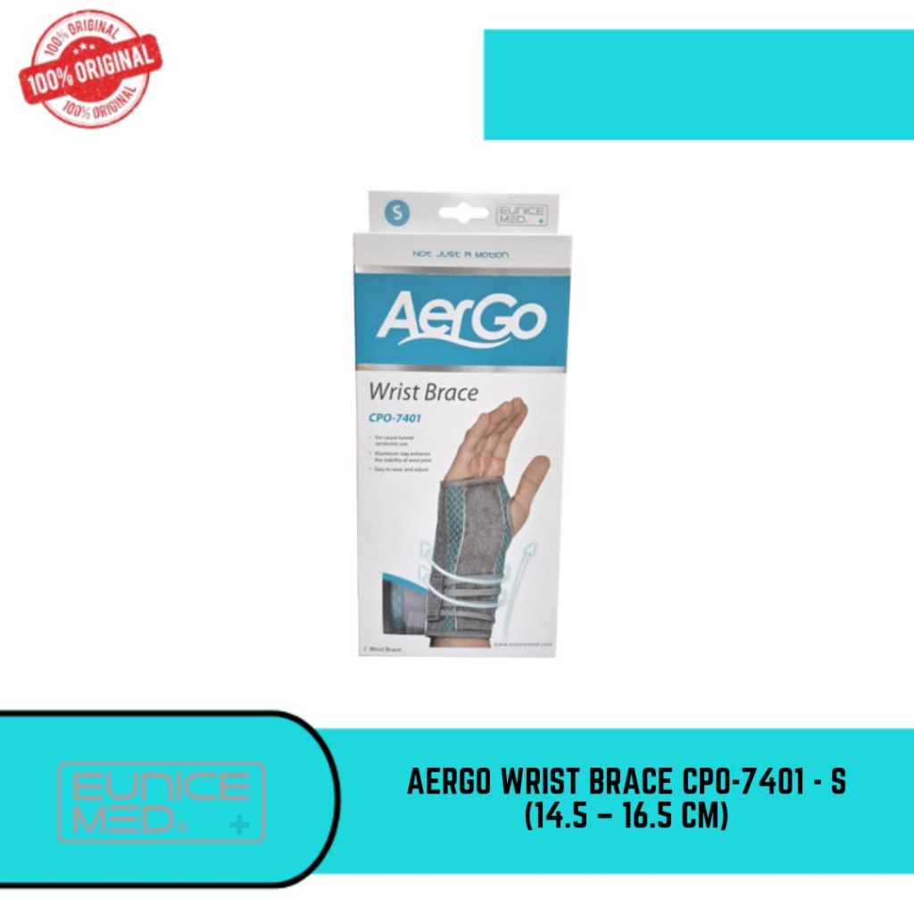 Jual AERGO Wrist Brace CPO-7401 - S (14.5 – 16.5 cm) | Shopee Indonesia