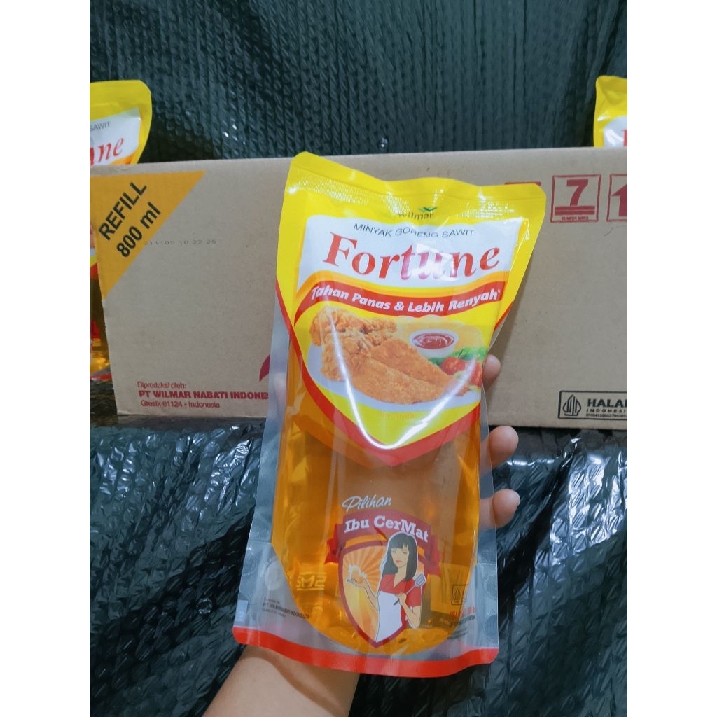 Jual minyak goreng Fortune 800ml 1 dus isi ( 12 pcs ) | Shopee Indonesia