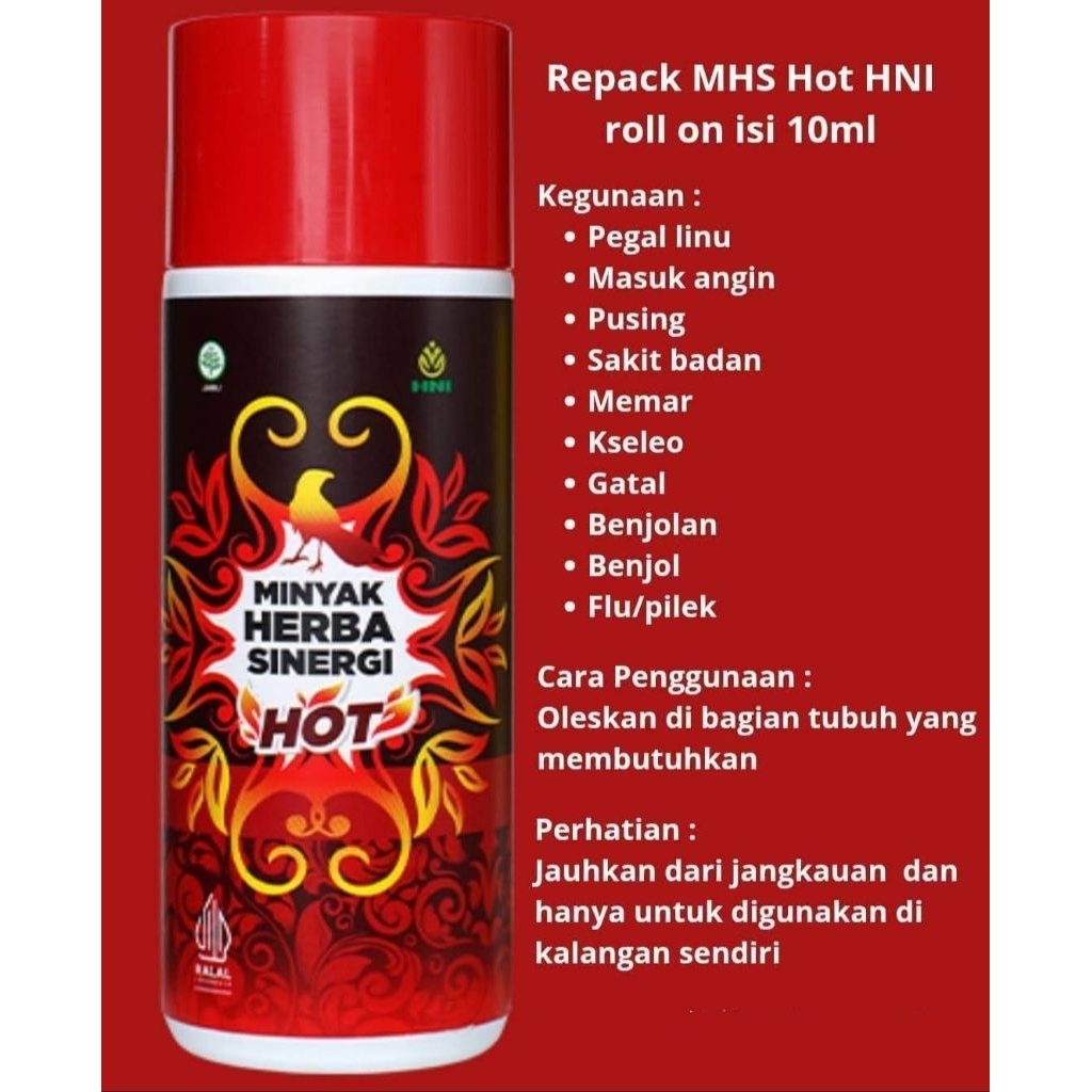 Jual Minyak Herba Sinergi (MHS) HOT HNI HPAI | Shopee Indonesia