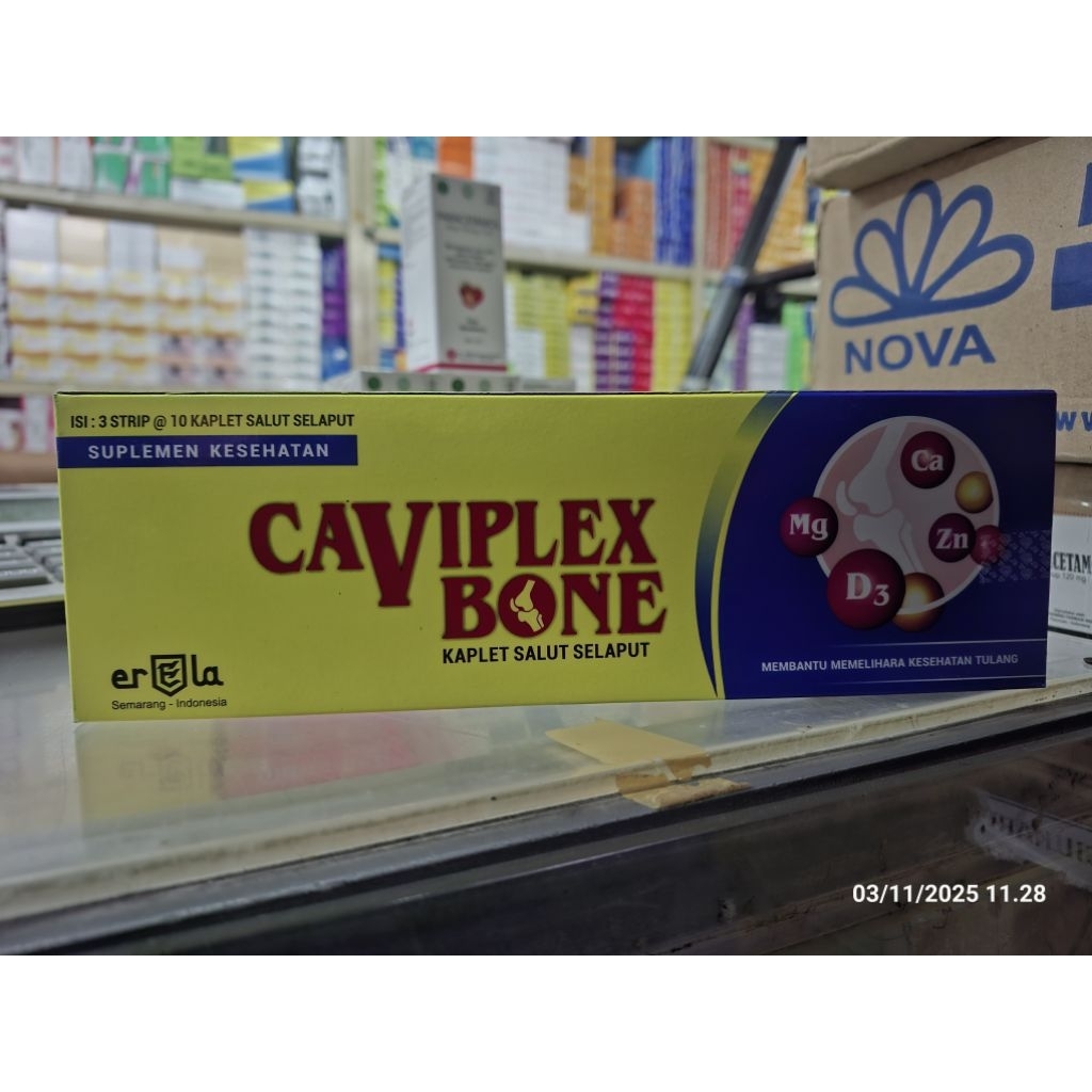 Jual caViplex Bone box isi 3stripx10tablet || suplemen kesehatan ...