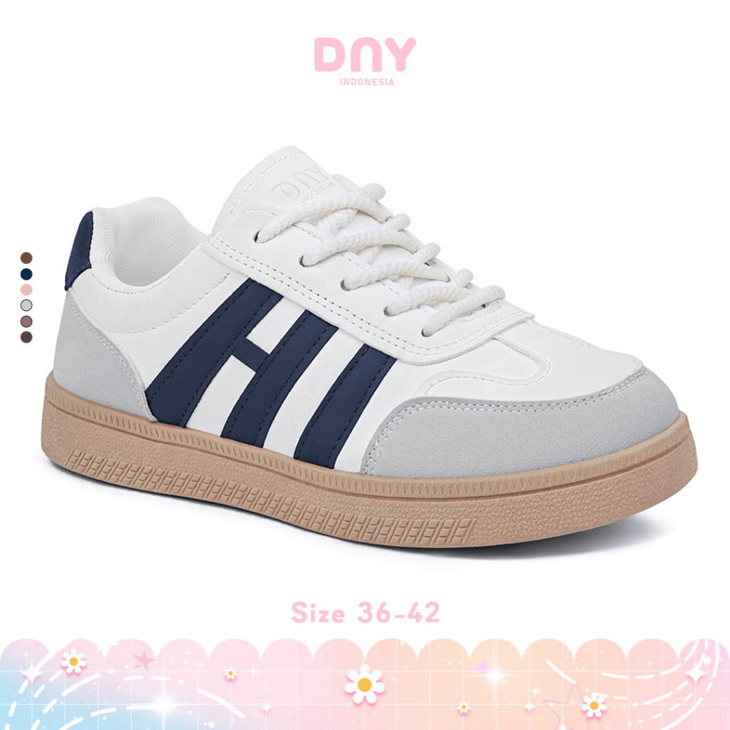 Jual Sepatu DNY Sneakers Wanita Kekinian Sepatu Cewek Terbaru Sepatu ...