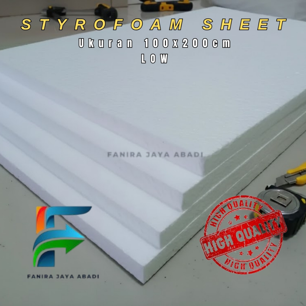 Jual Styrofoam Sheet/Styrofoam Lembaran, Density Low, Tebal 1-5cm ...