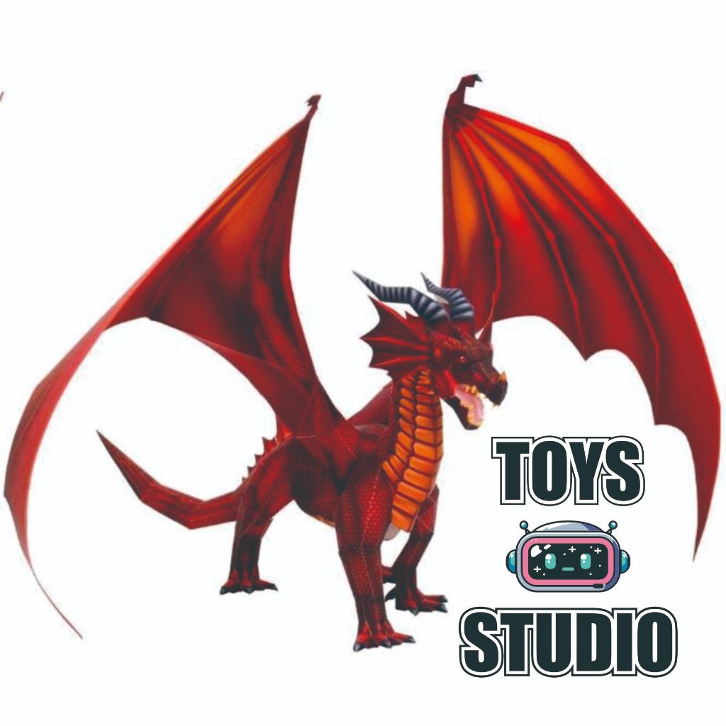 Jual Template Papercraft Model Red Dragon | Shopee Indonesia